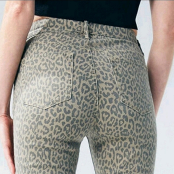 PacSun | Jeans | Pacsun Leopard Print High Waisted Jeggings | Poshmark